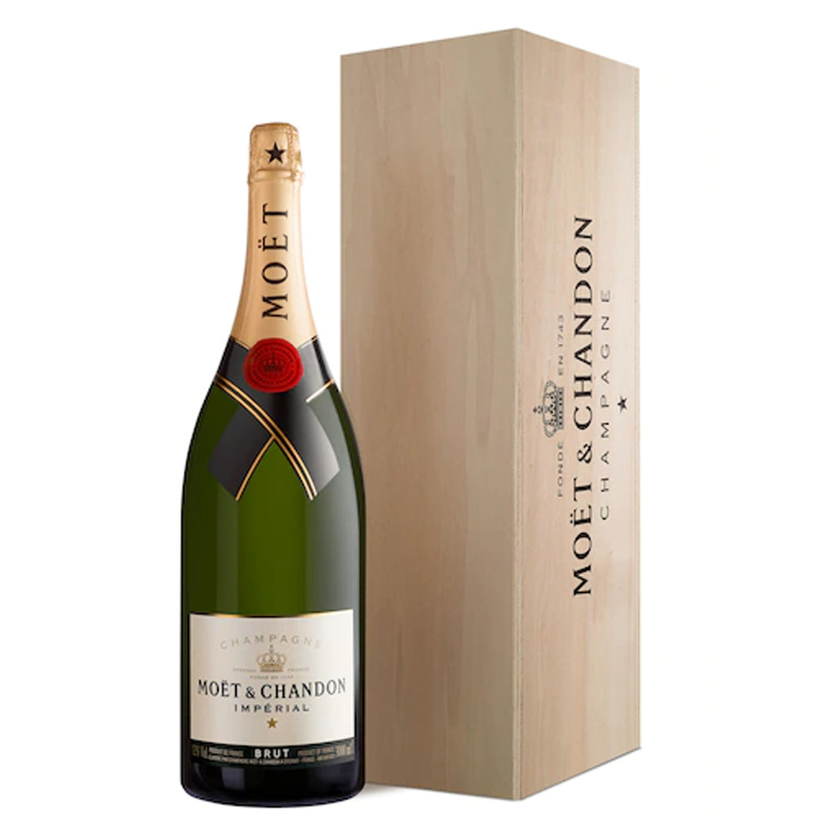 Moët & Chandon Impérial Brut Jeroboam With Wooden Case - 3 L – Lux ...